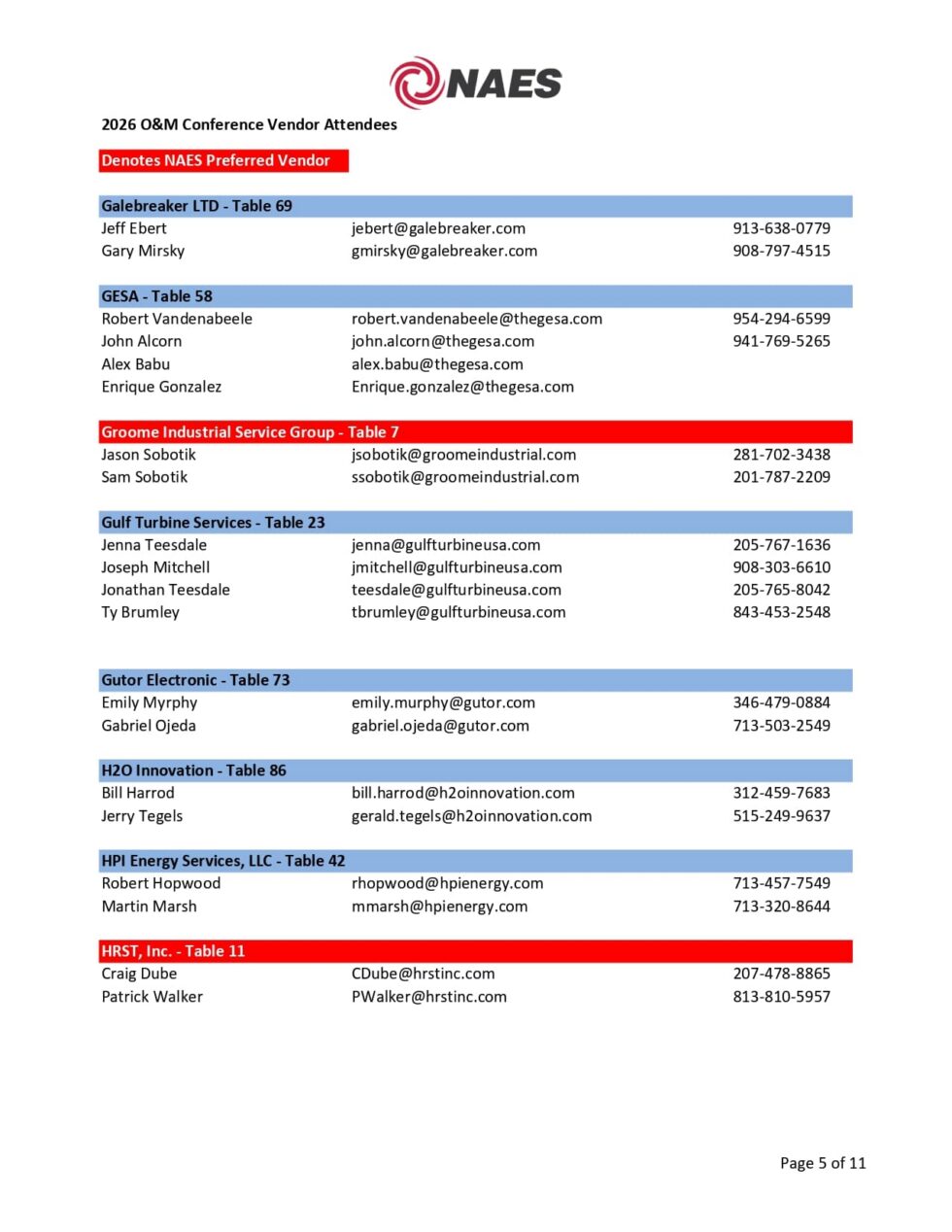 2026 O&M Conference | NAES